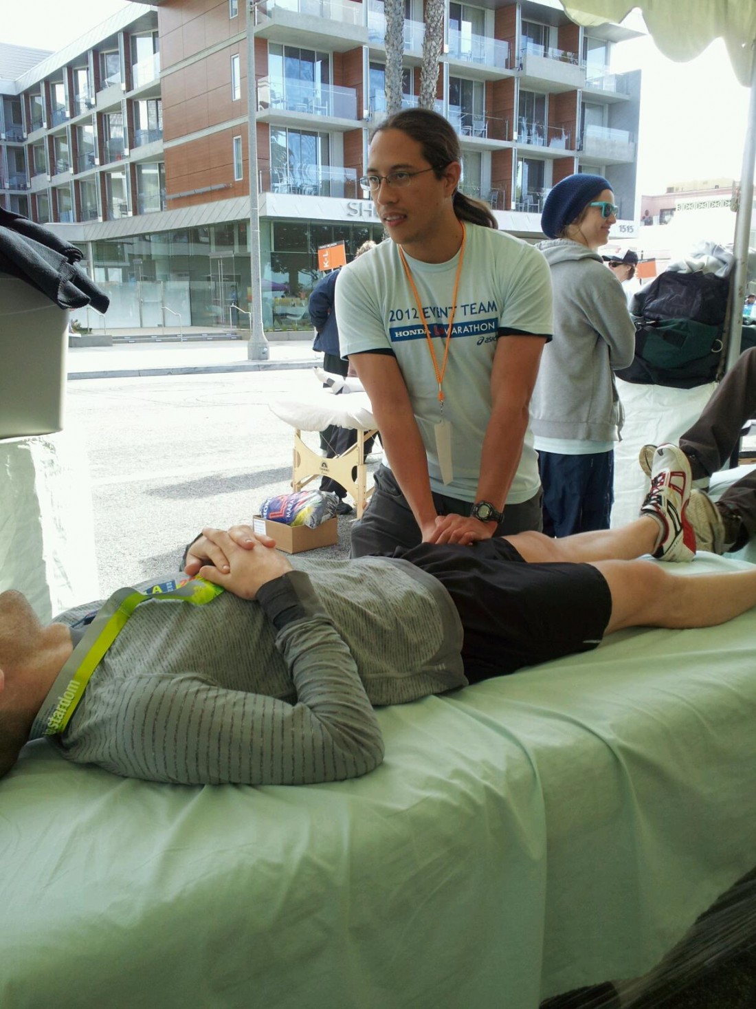 NHI Sports Massage Team at the 2012 L.A. Marathon - National Holistic ...