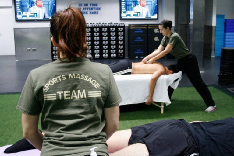 NHI Students Provide Massage to the UCLA Football Team - National ...