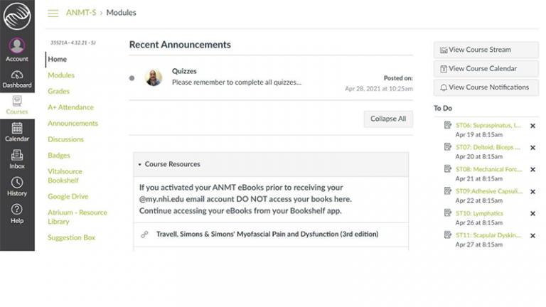 NHI’s updated Advanced Neuromuscular Therapy Program supports ...